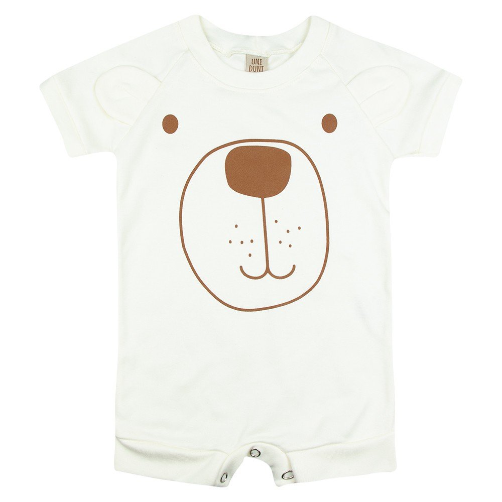 Macaquinho Bebê Raglan Urso- Uni Duni Kids